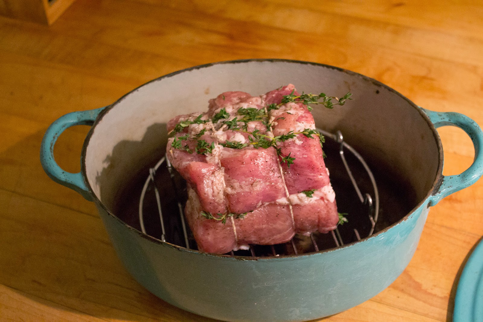 Culinary Spatterings: Thanksgiving... Pork Roast?