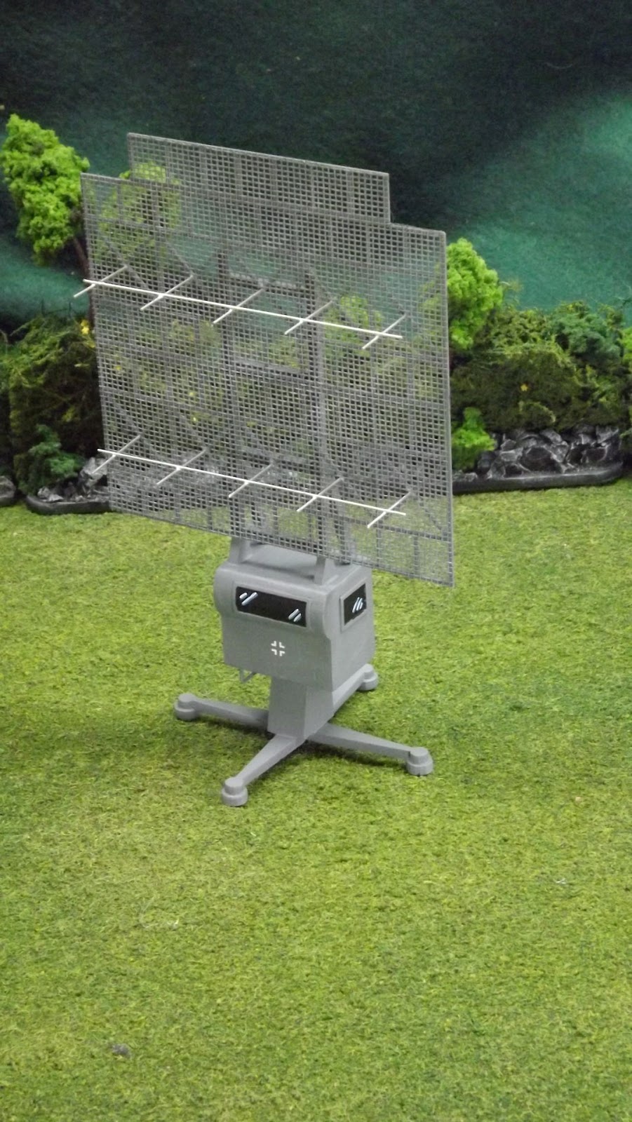 AJ's Wargaming Blog: 28mm WWII German Limber Freya Radar Terrain Piece