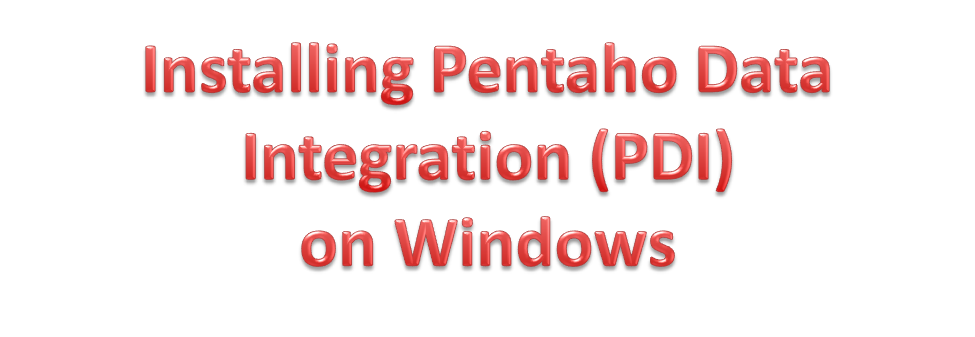 Pentaho Data Integration