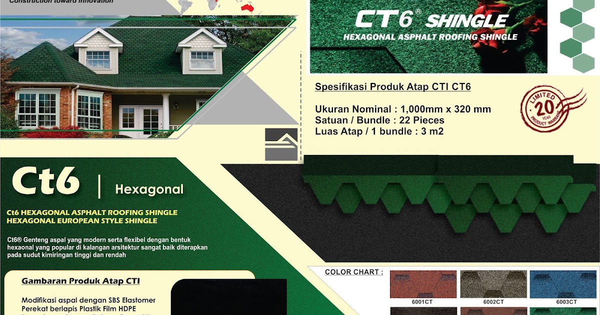 CTI 6 | Atap CTI | ATAP ASPHALT BITUMEN | ATAP CTI SURABAYA