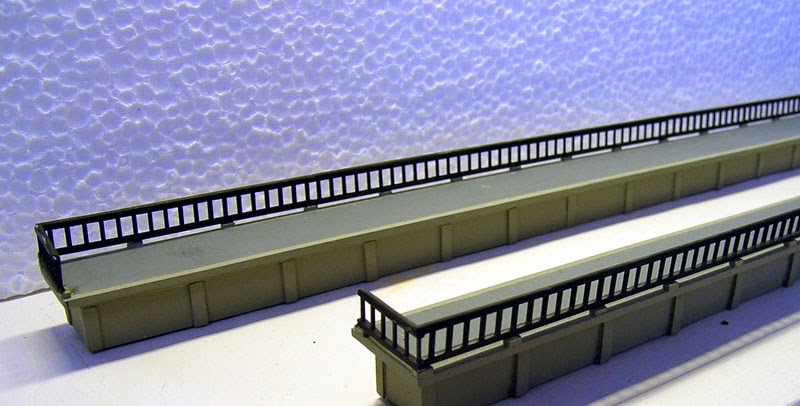 Tokyo in N Scale: Scratch built platforms - Part 2