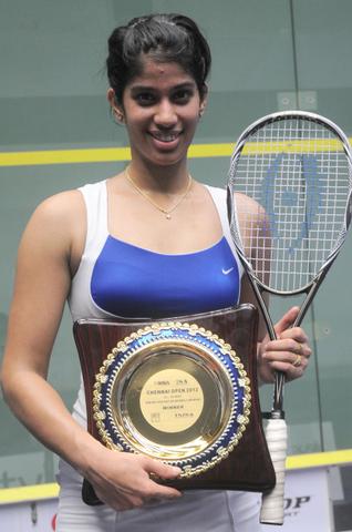 Joshna Chinappa squash player