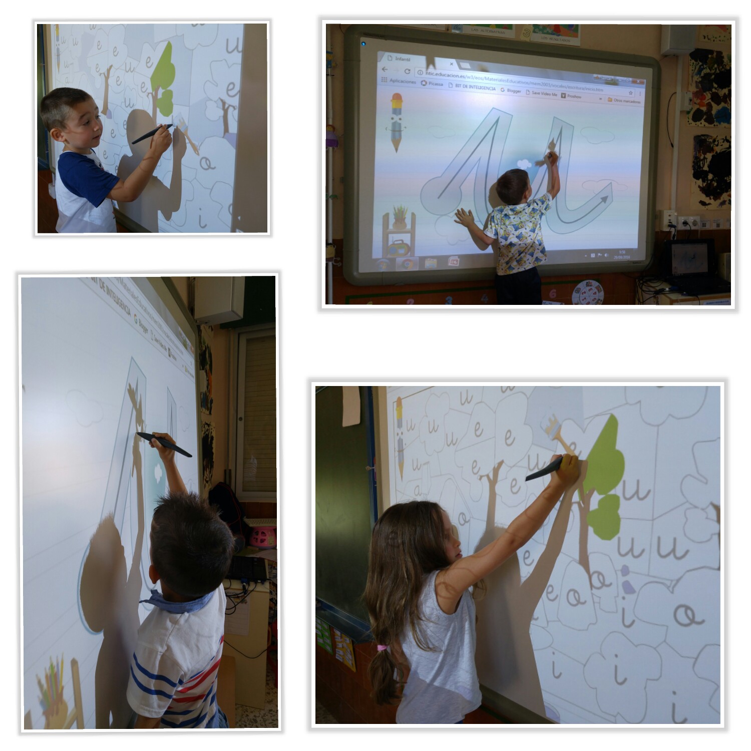 Relatos de aula: Juego Online: las vocales