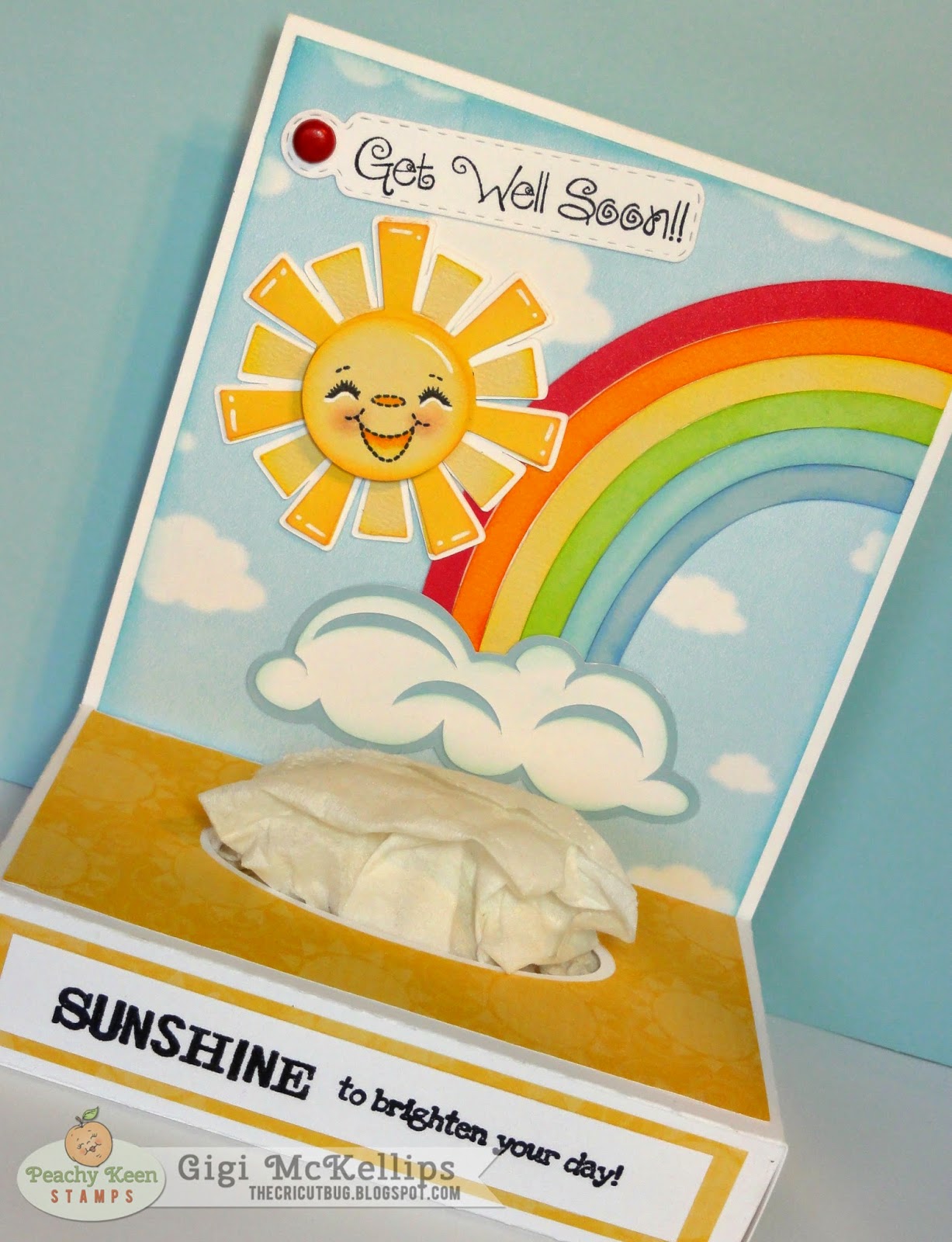 The Cricut Bug: Get Well Soon Tissue Box Card