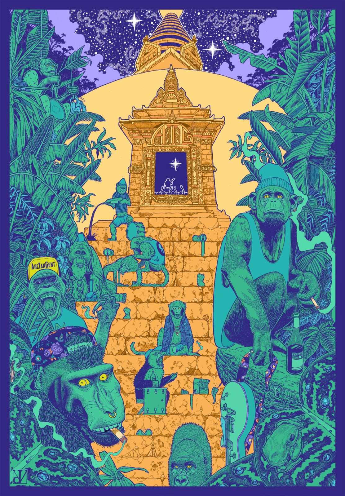 The Monkey Buddha: Monkey Temple