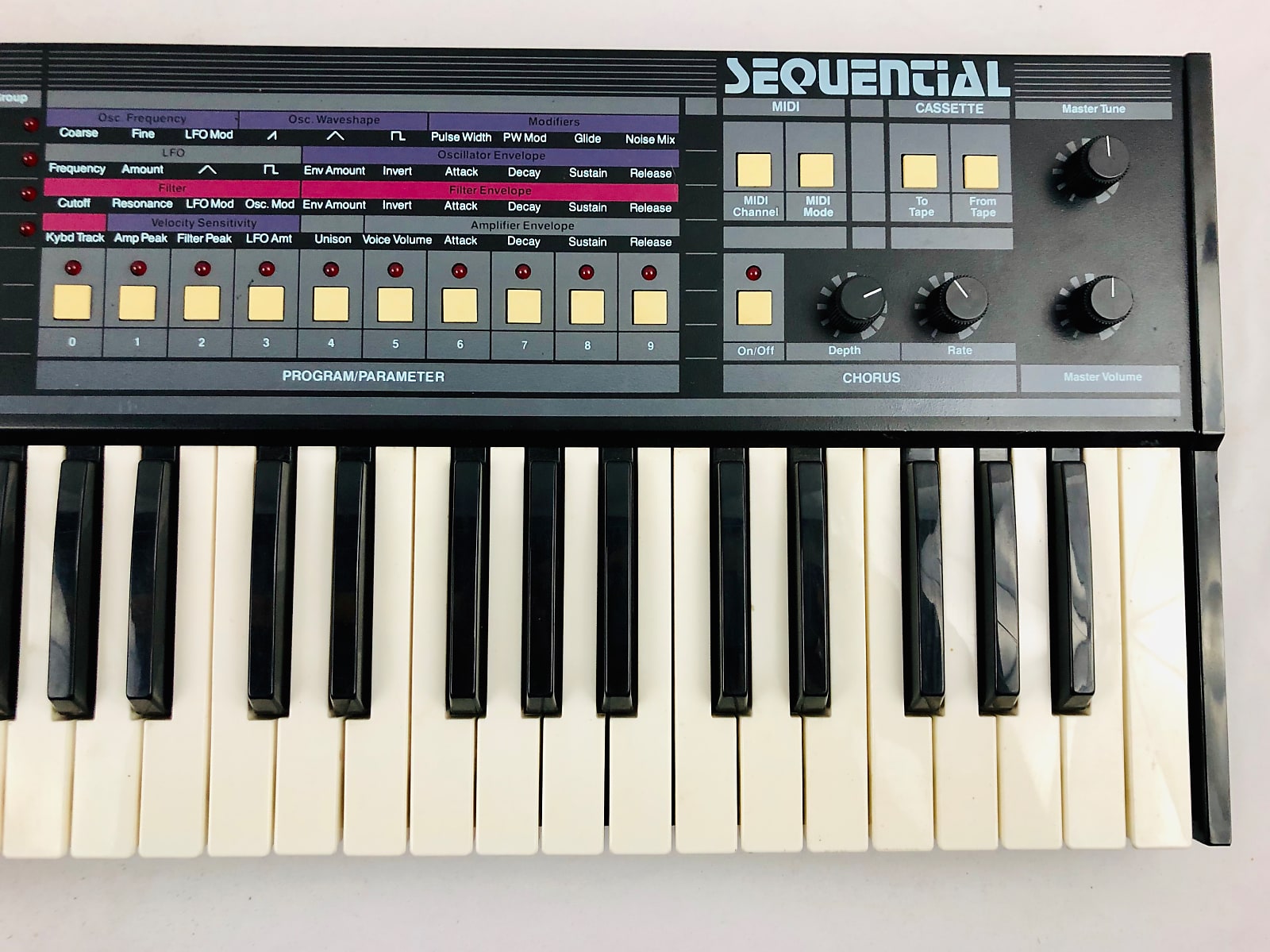 MATRIXSYNTH: Sequential Circuits Multitrak Analog Synthesizer SN 01614