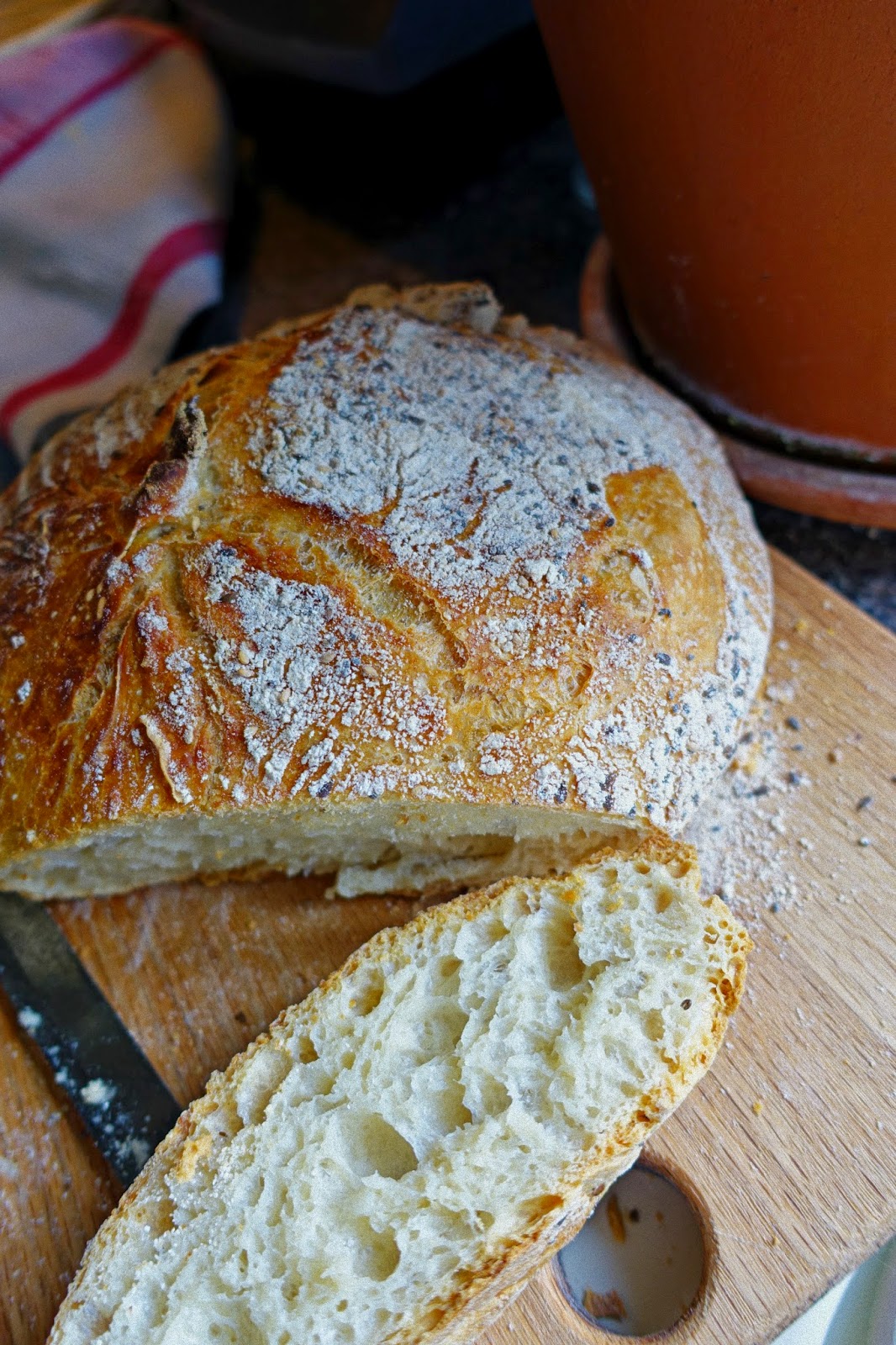 Simple Recipes- No Knead Bread