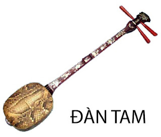 Dan Tam Three-string Lute ~ Vietnam traditional instruments
