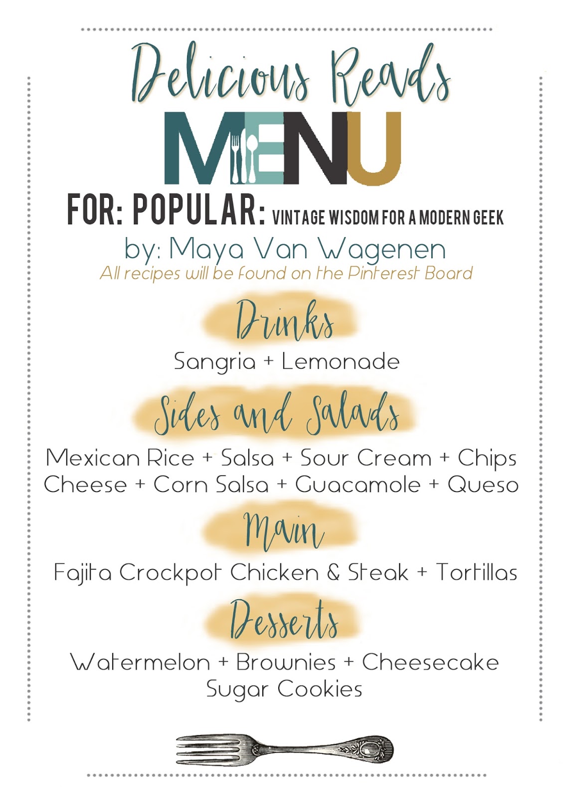 Delicious Reads: "POPULAR: Vintage Wisdom for a Modern Geek" Book Club ...