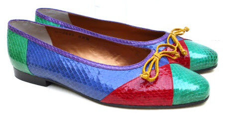 Color Block Flats - Sparkles and Shoes