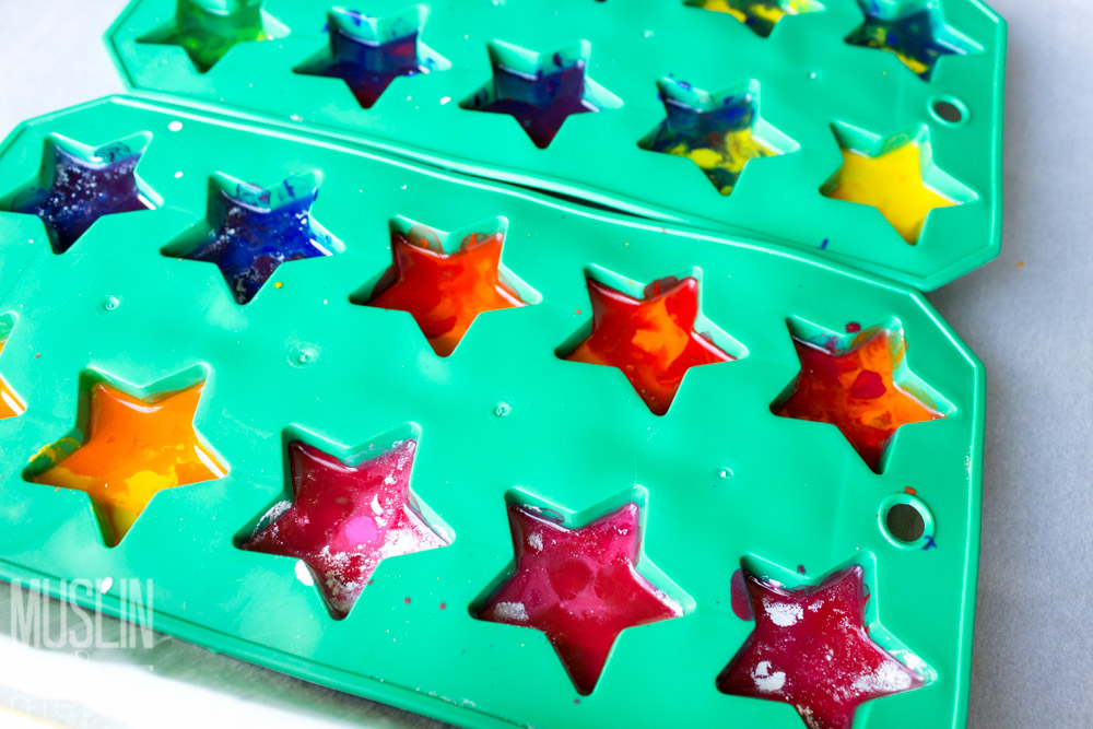 Crayon Stars! And Free Printable Tags! - Muslin and Merlot