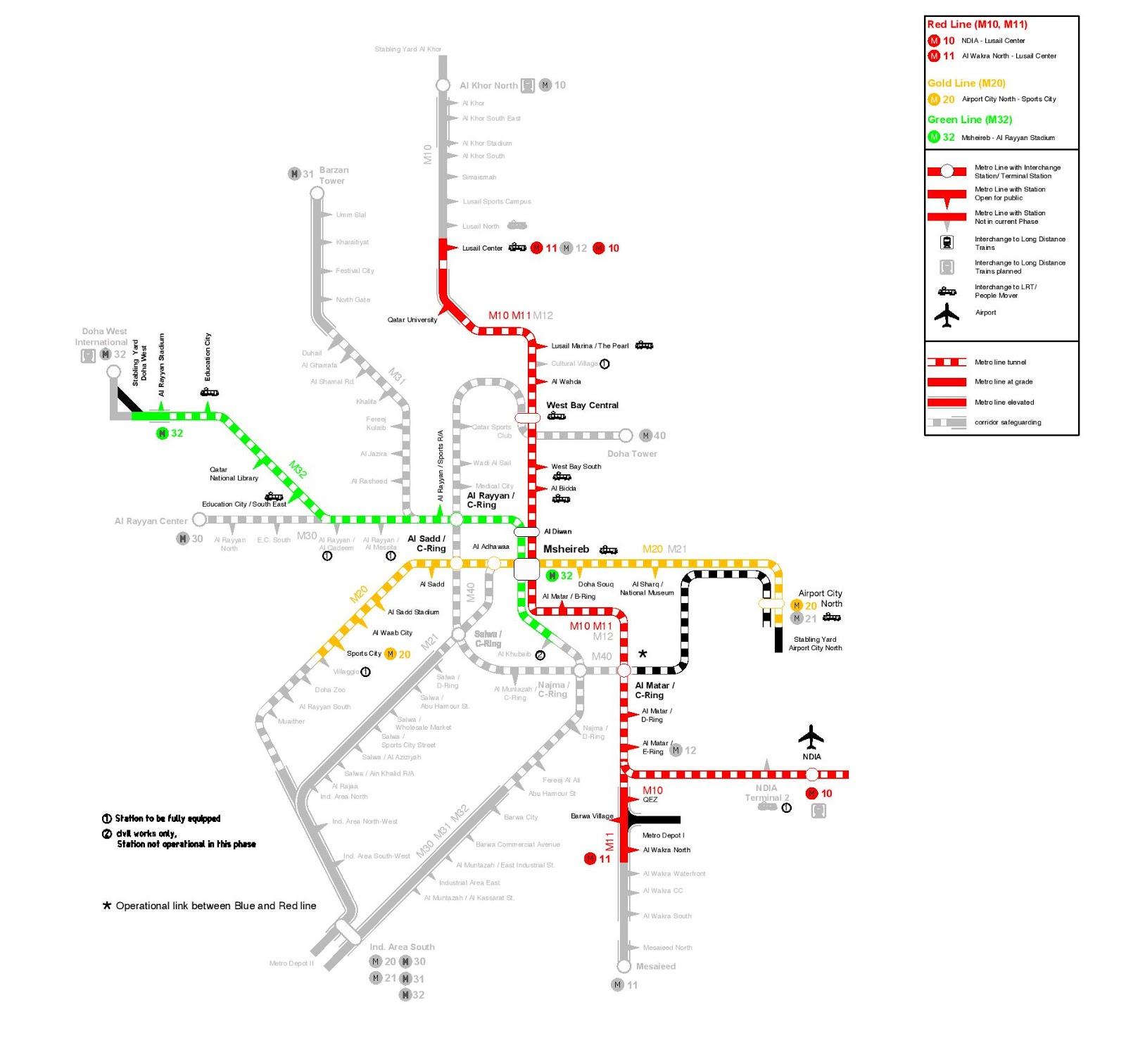 World Maps Library - Complete Resources: Metro Maps Qatar