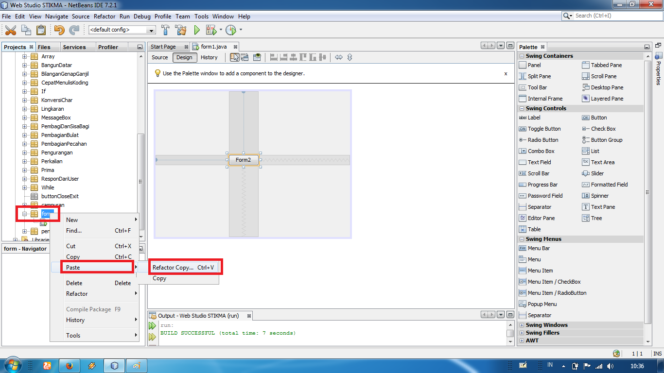 Frame Form Java Netbeans | Membuat Frame Form Java Netbeans ~ Materi ...