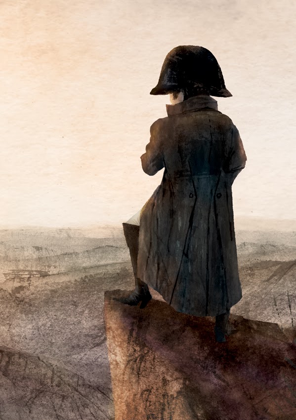 Matt Dawson: Napoleon in America book cover and frontispiece artwork