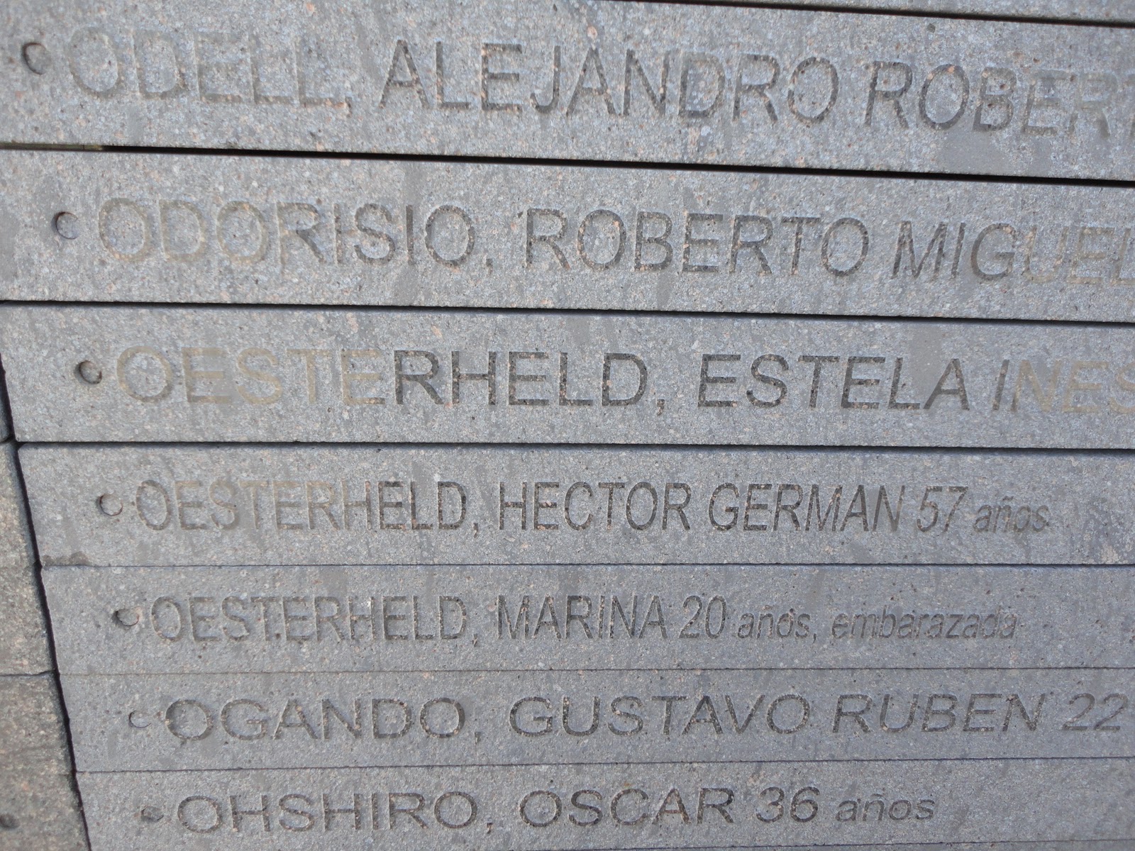 Un recorrido por "El Parque de la Memoria": Oesterheld