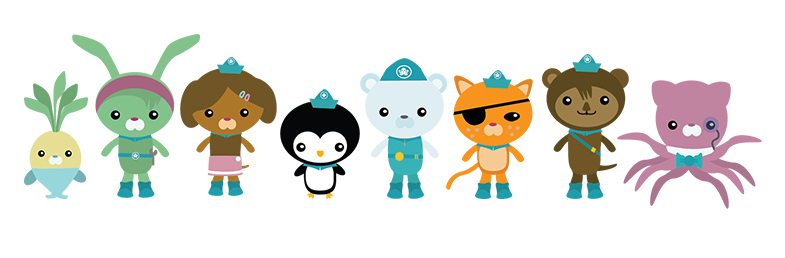 Mamma and Me!: Octonauts Characters for my daughters birthday invitations