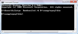 All about knowledge: Cara koneksi Mysql dari Command Prompt (CMD)