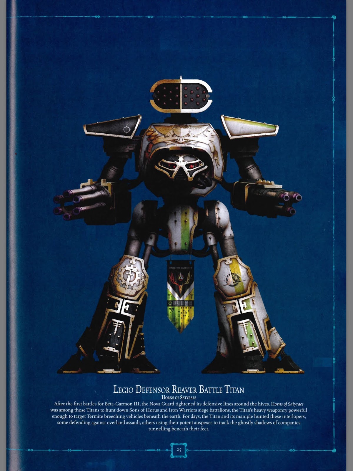 Adeptus Titanicus - Legio Defensor (Nova Guard) Reaver Titan