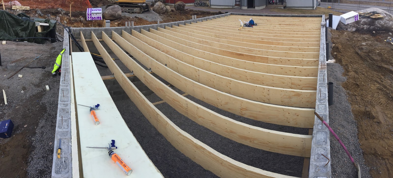 Timpurille talo -Rakennusblogi: Finnfoam rossipohja