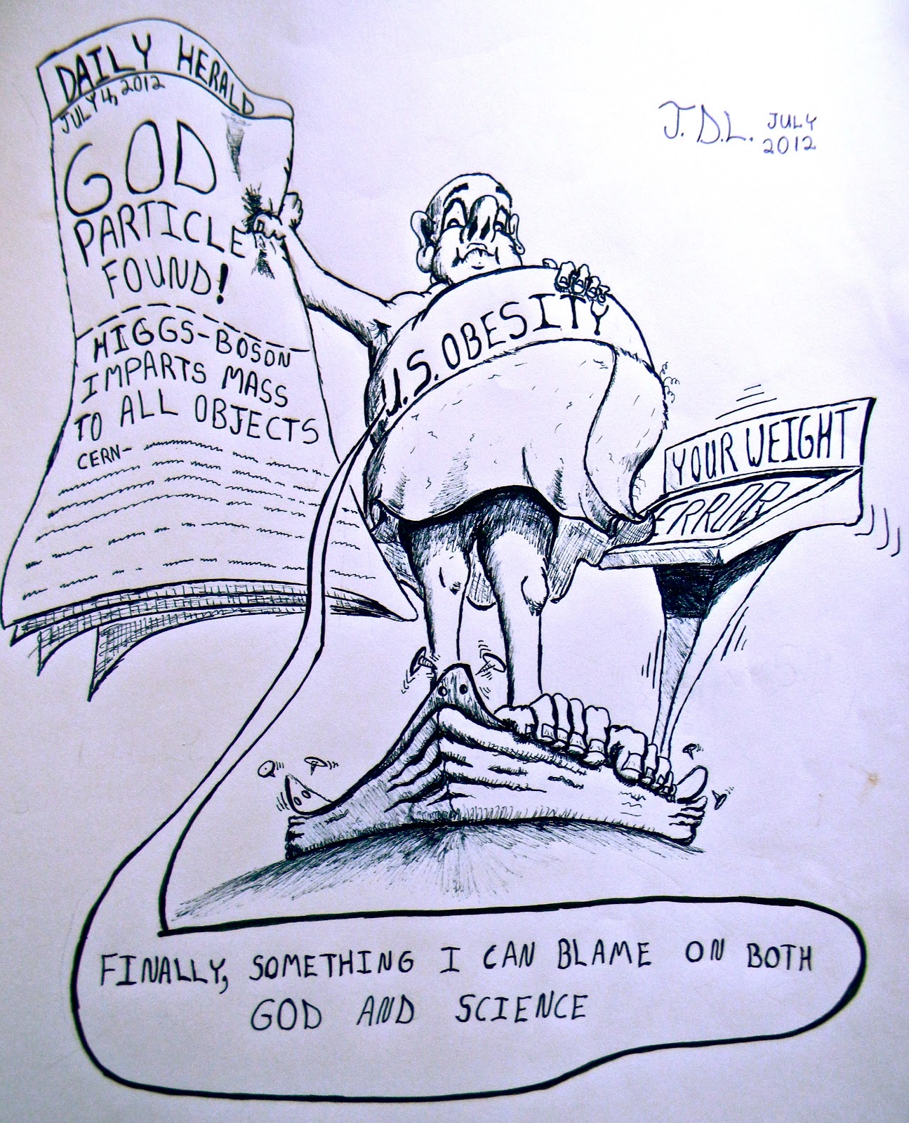 Mad City Quanta: A Layman's Hopeful God Particle Logic