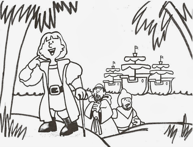 Dibujos y Plantillas para imprimir: Dibujos dia de la raza Cristobal ...