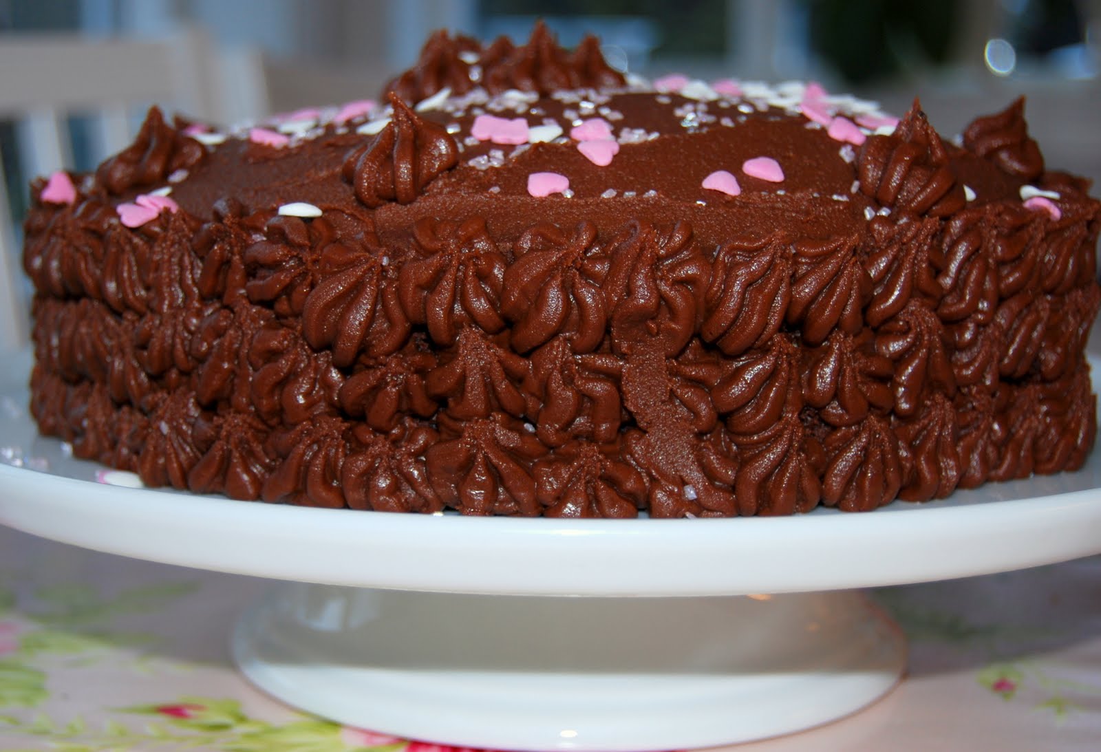 Balsam for sjelen: Gammeldags sjokoladekake med vaniljekrem