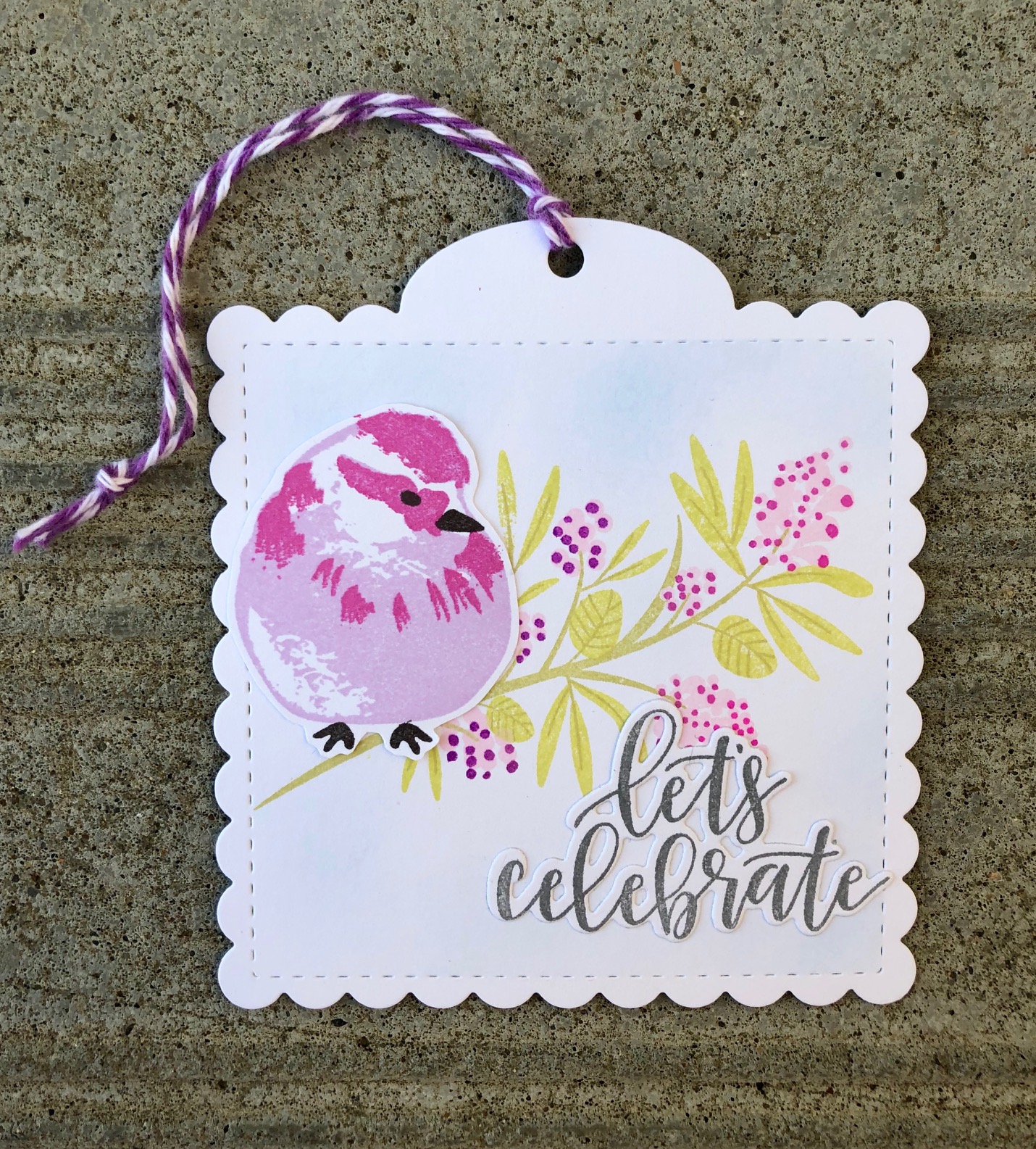 A Place to Stamp: Celebration Tag