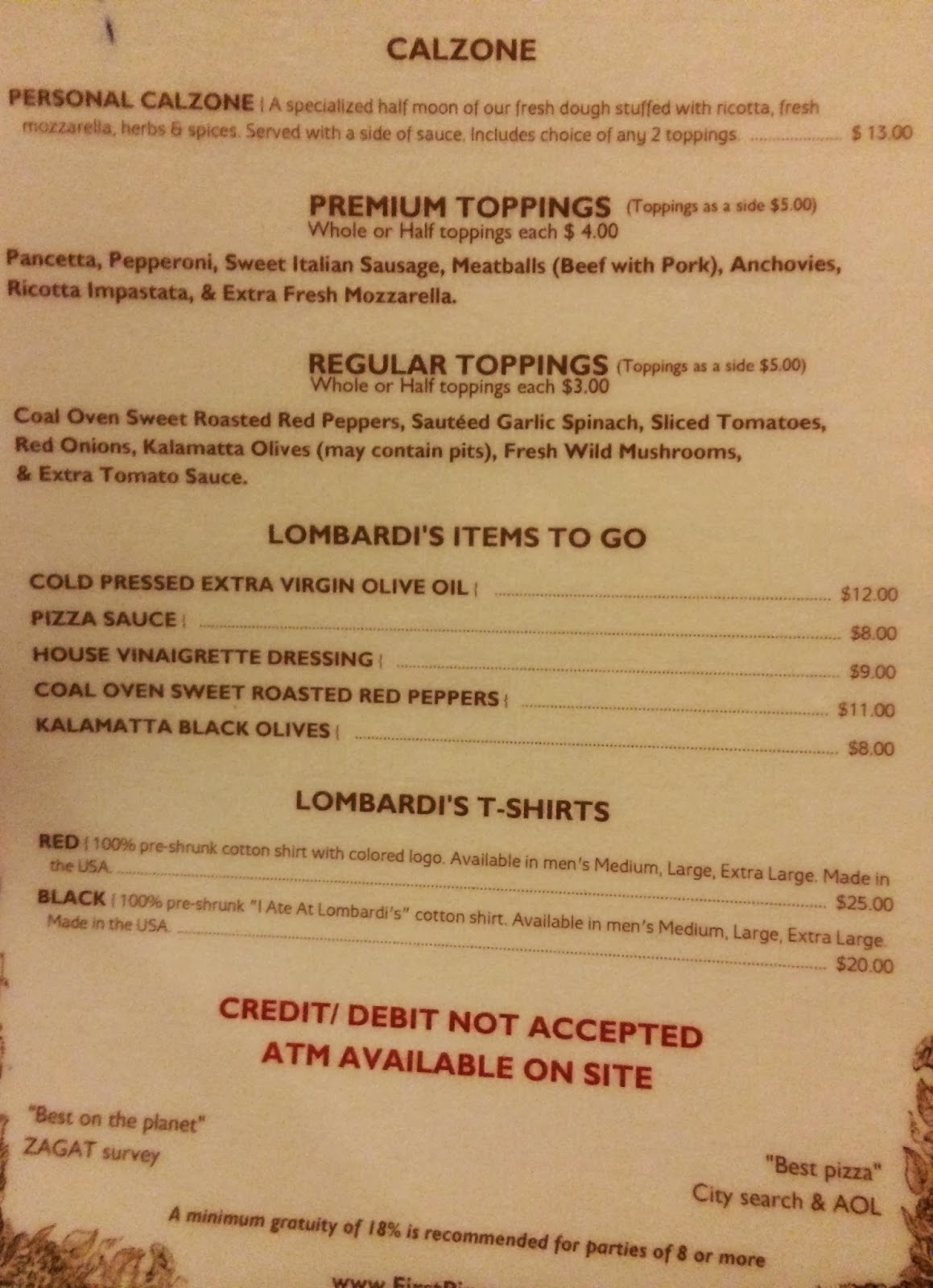 GREAT EATS HAWAII: LOMBARDI'S PIZZA - NEW YORK, NY