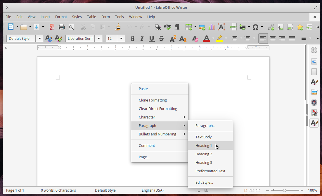LibreOffice AppImage Version Looks Great on Elementary OS