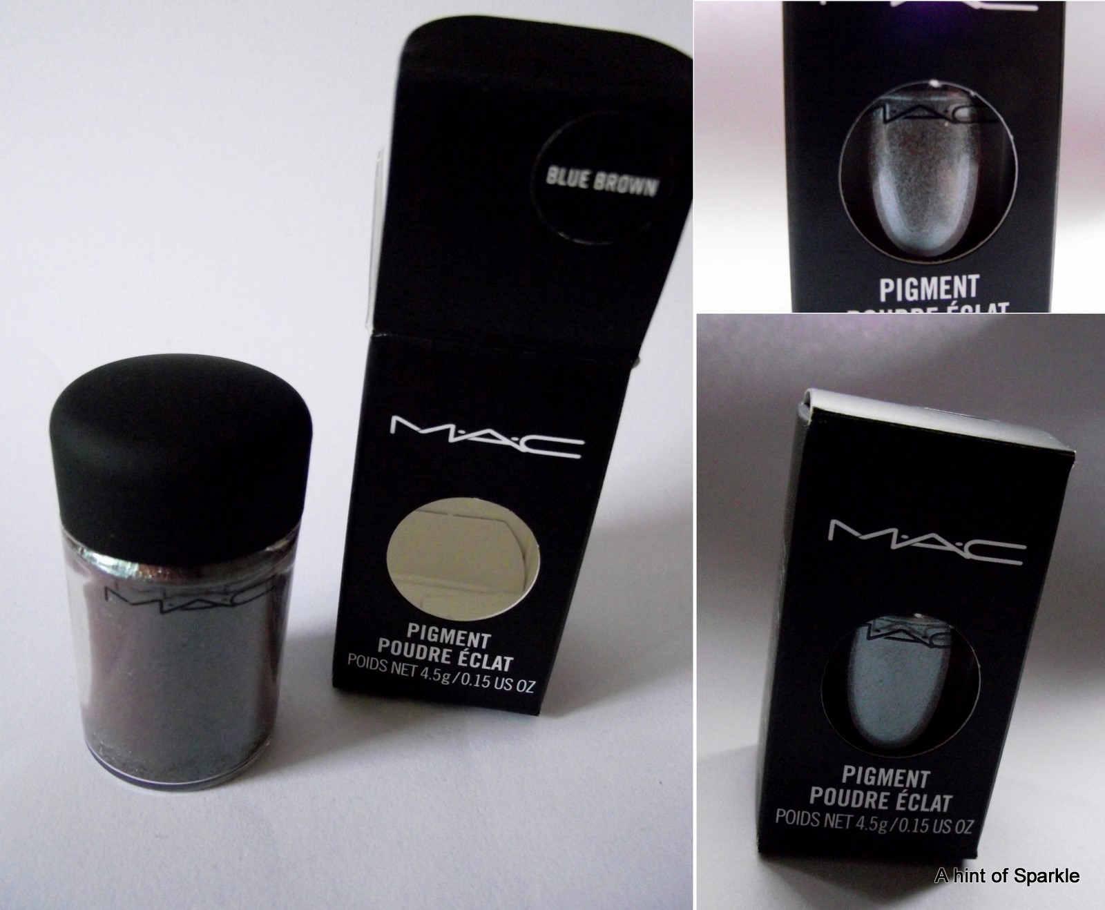 MAC Blue Brown Pigment..Review ~ A hint of Sparkle...