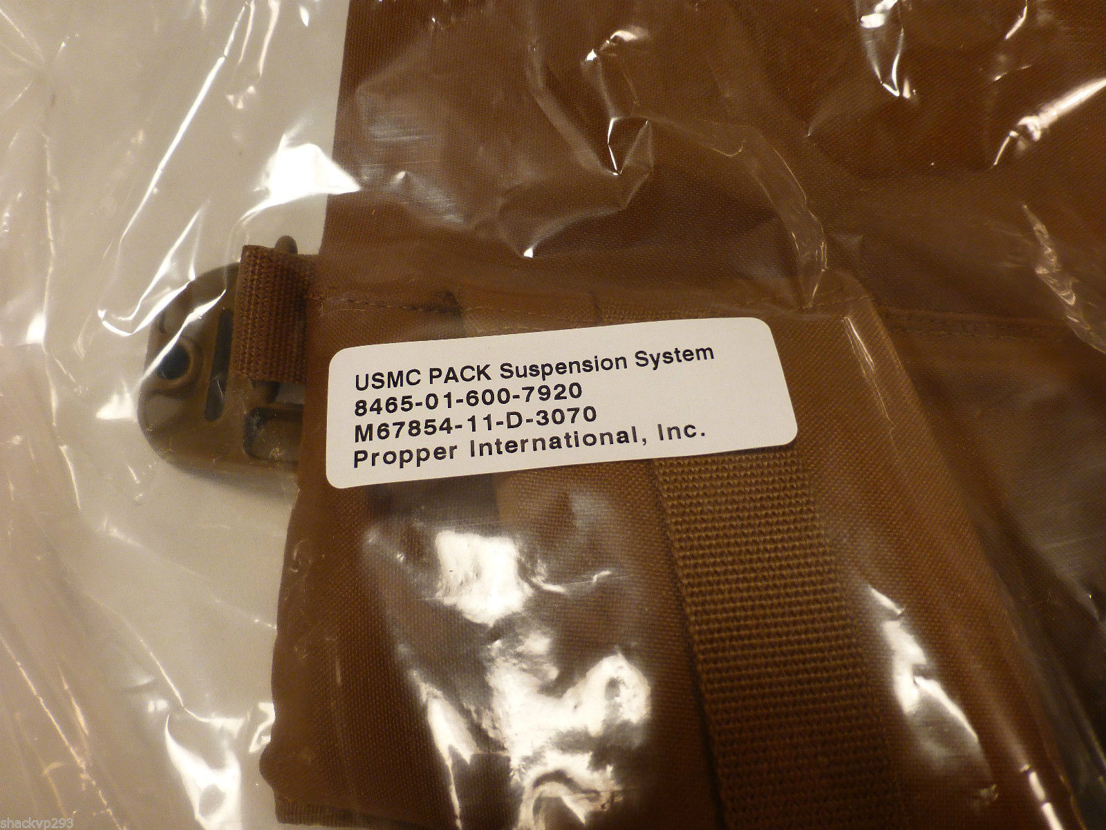 Webbingbabel: USMC FILBE Pack Frame - Suspension System