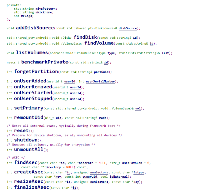 Android External Storage Support: Volume Daemon (vold) Architecture