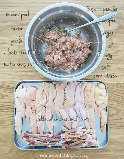 DreamersLoft: Thai-style Stuffed Chicken Wings