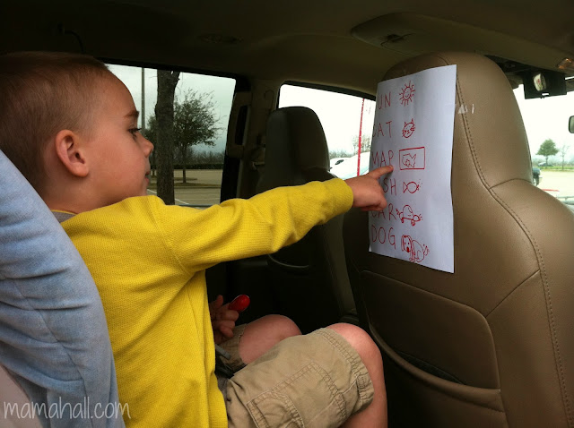 mamahall: car school (literally learning on the go)