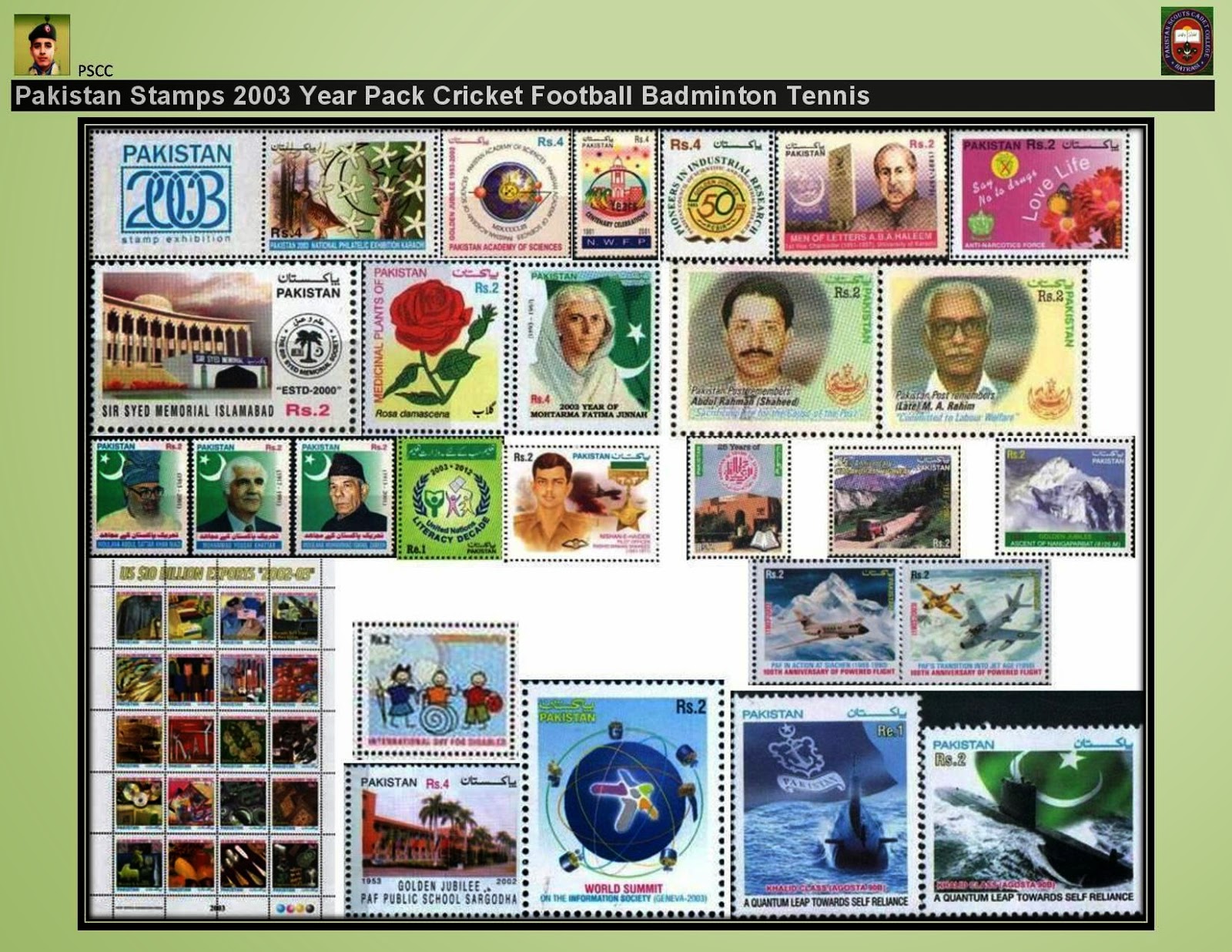 All About e-Postage Stamp(Just a Hobby): Pakistan Stamps