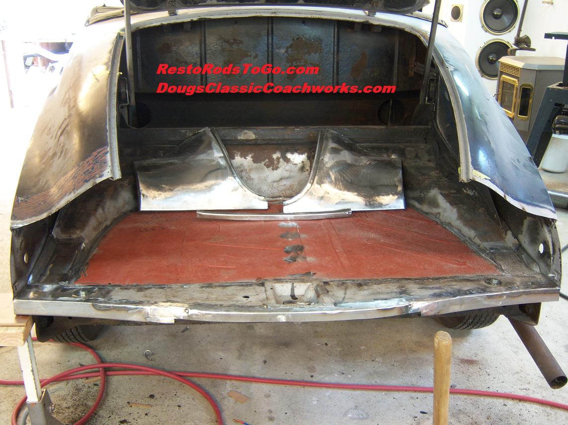 1941 Cadillac Convertible rust repair sheet metal reconstruction ...