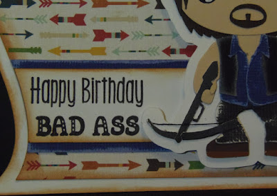 Craft with Bee: Bad Ass Birthday Card