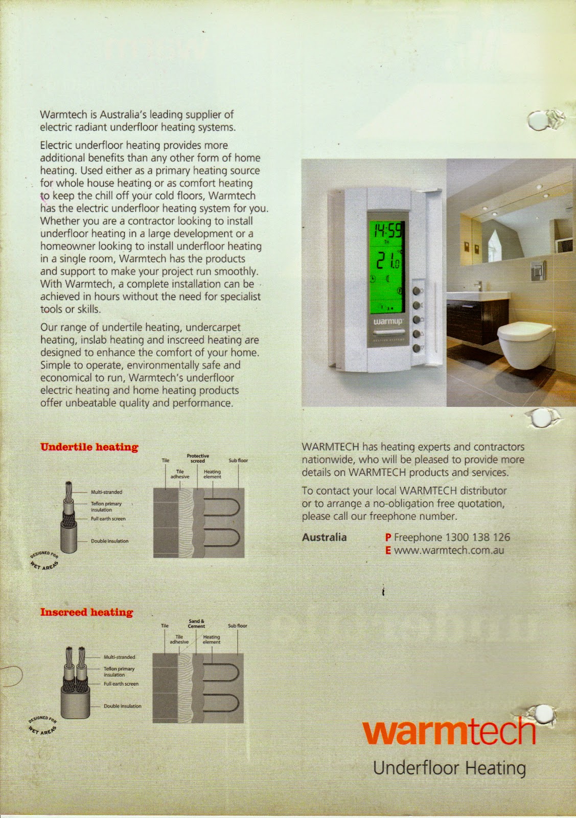 Mark & Pete's New Home - McDonald Jones Homes - 'Douglas 10M' : WarmTech Undertile/Underfloor ...