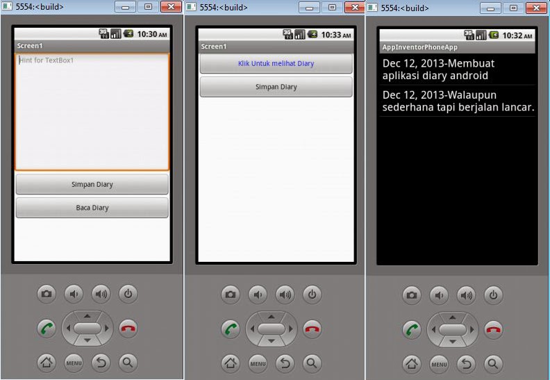 Membuat Aplikasi Diary Android Sederhana Dengan Mudah - Interface