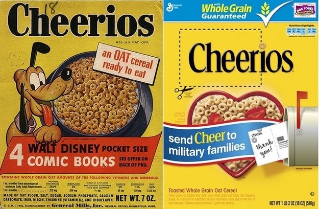 Great Pictures: How Cereal Boxes Have Changed Over Time