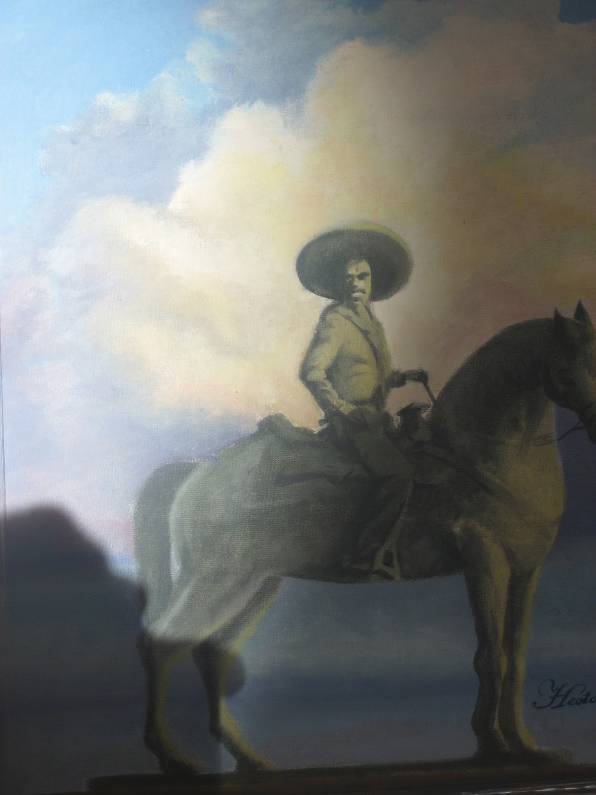 Hector Vega, Pintor Artístico que expuso en el Mercado Nomada ...