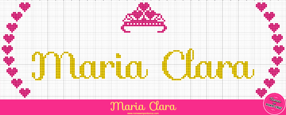 Pin de Lilian Montanaro em ponto cruz infantil | Nomes em ponto cruz ...