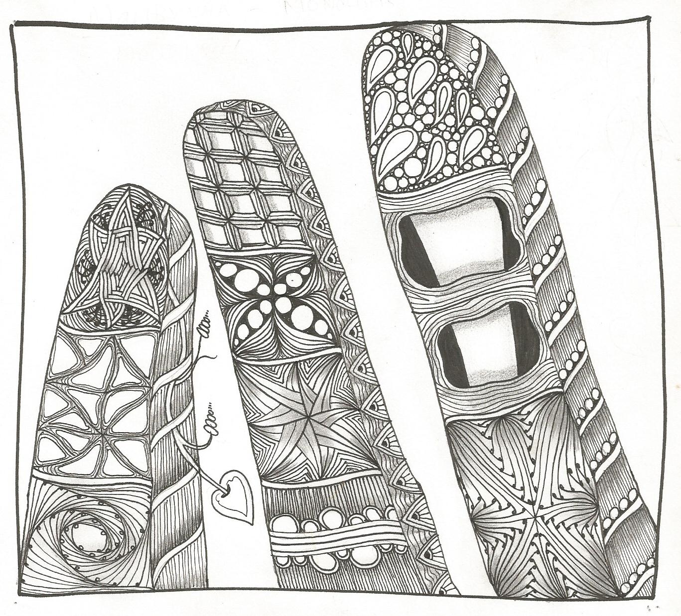 Journey Through Zentangle Art: New Tangle