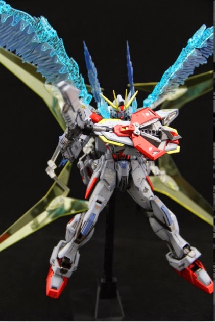 MG 1/100 Build Strike Gundam + Universe Booster + Homemade Backpack ...