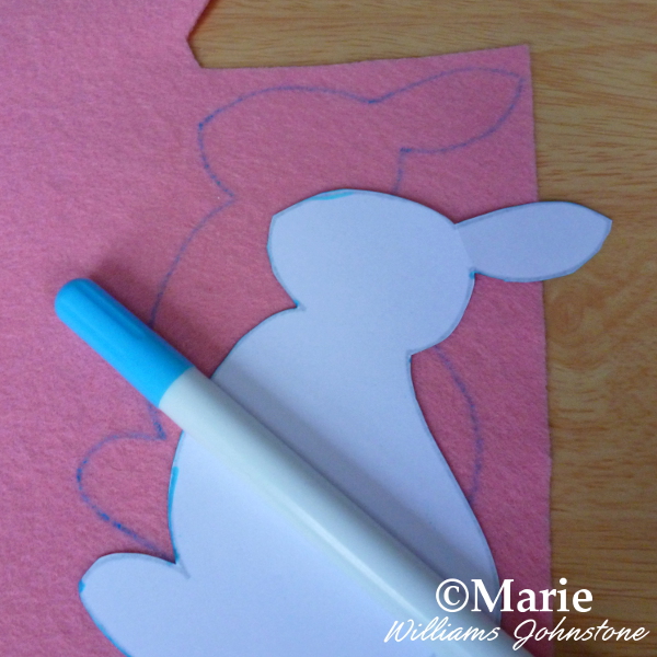 Free Felt Easter Bag Pattern With Bunny Rabbit Design