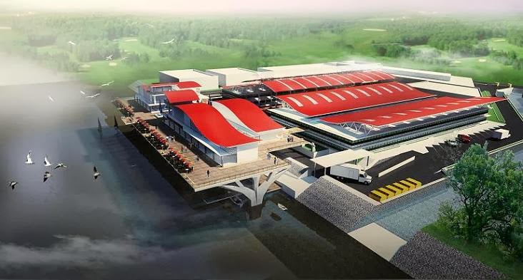 Gambar Desain 3D Pelabuhan Dermaga yang Luas Minimalis - ARUSHA_WORKS