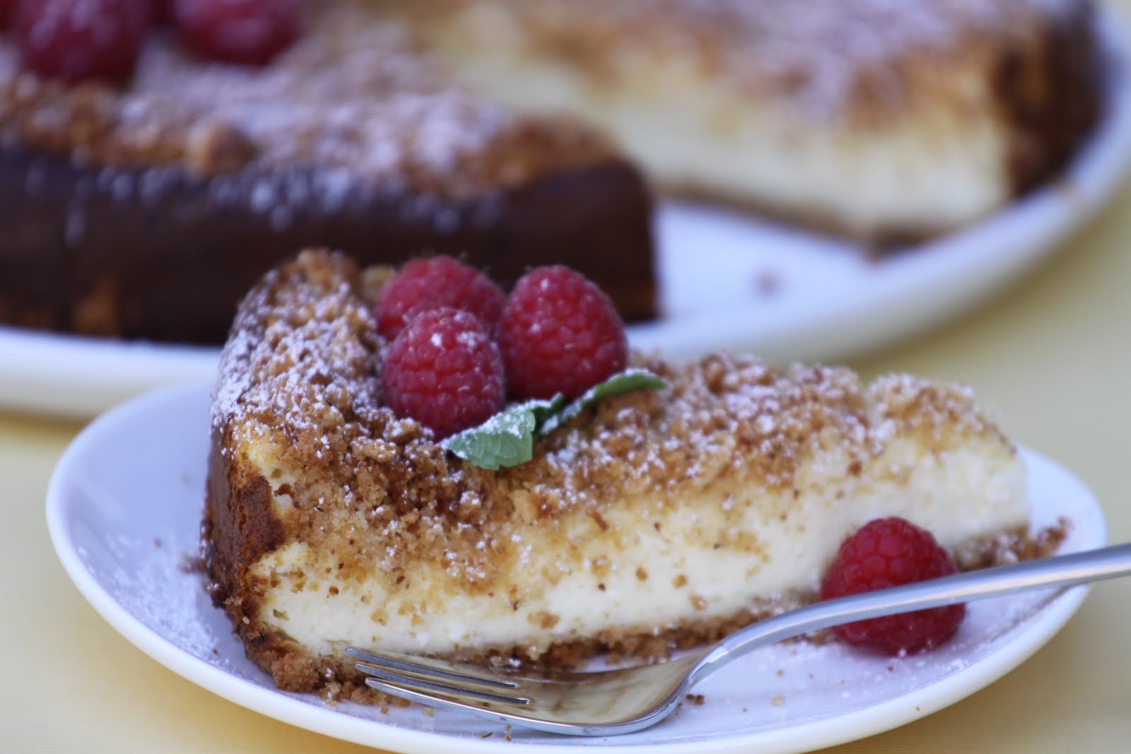 Pots and Frills: Two-Cheese Cheesecake--Very Fluffy