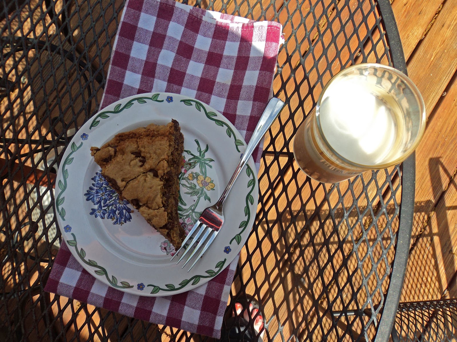 Sweet & Salty Southern Comfort: Deep Dish Chocolate Chip Cookie Cake