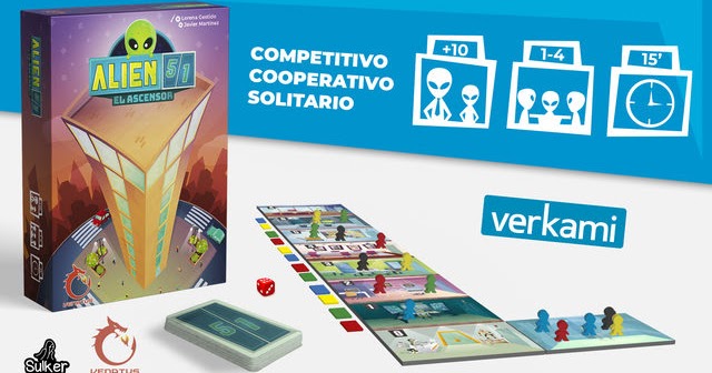 El club del dado: Alien 51: El ascensor en Verkami