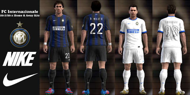 PES 2013: Kits FC Inter de Milão 2013/14: ~ PES Uniformes